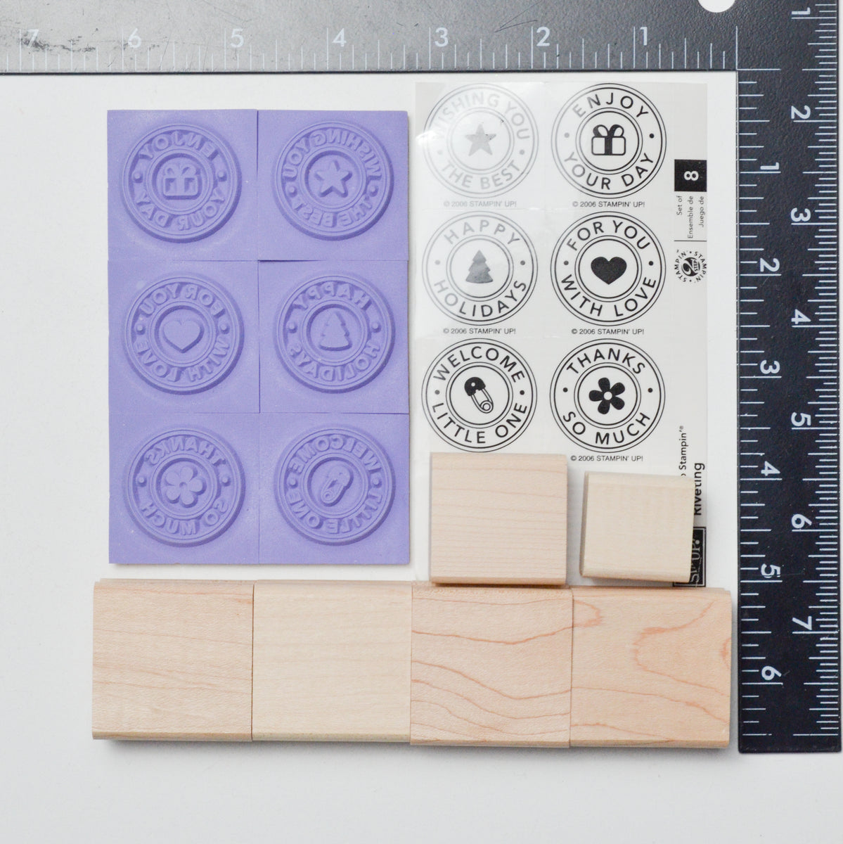 Circular Card Stamp Set – Make & Mend