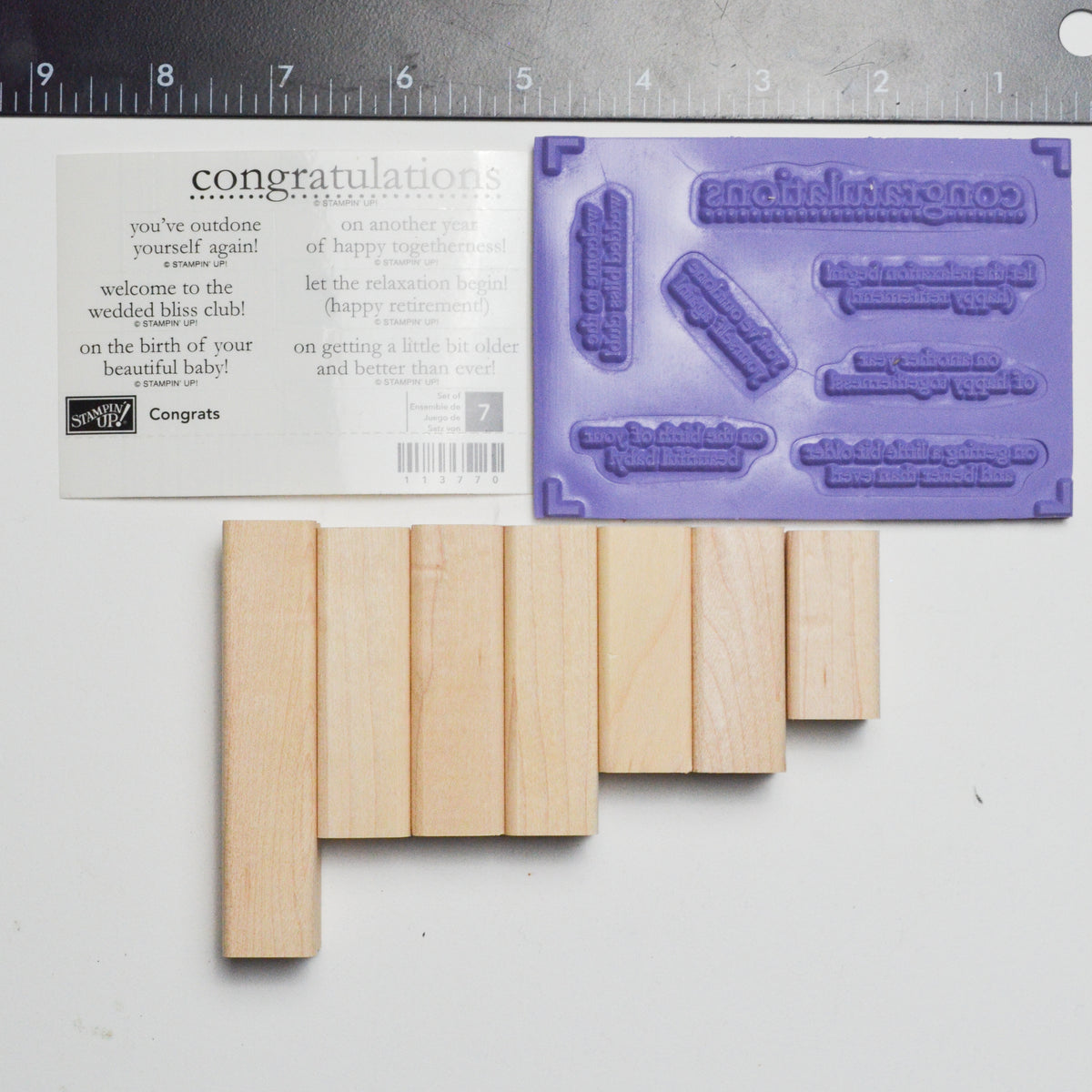 Stampin' Up! Congrats Stamp Set – Make & Mend