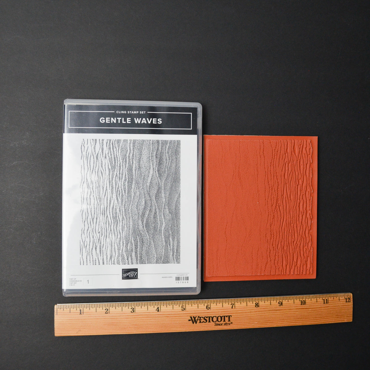 Stampin' Up! Gentle Waves Background Stamp – Make & Mend