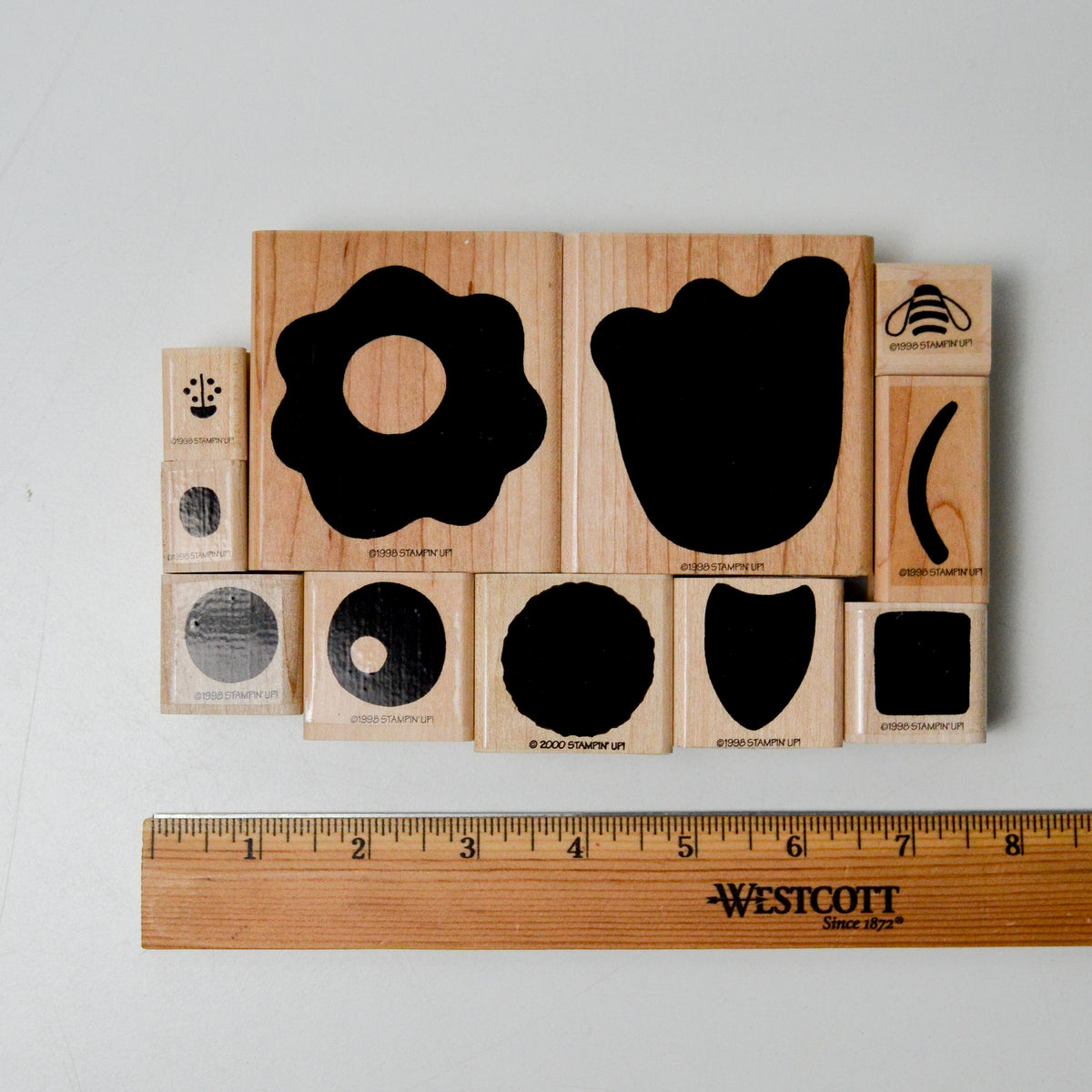 Stampin' Up! Definitely Decorative Posy & Bees Rubber Stamps - Set of ...