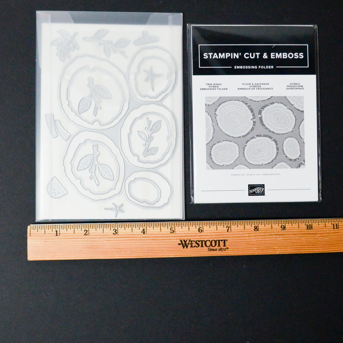 Stampin' Up! Tree Rings Cut + Emboss Set – Make & Mend