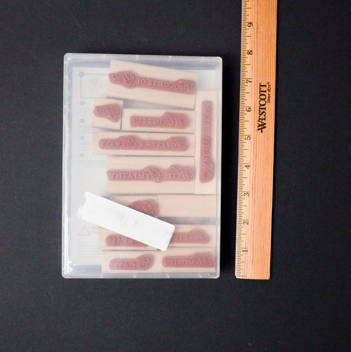 Message Stamp Set – Make & Mend