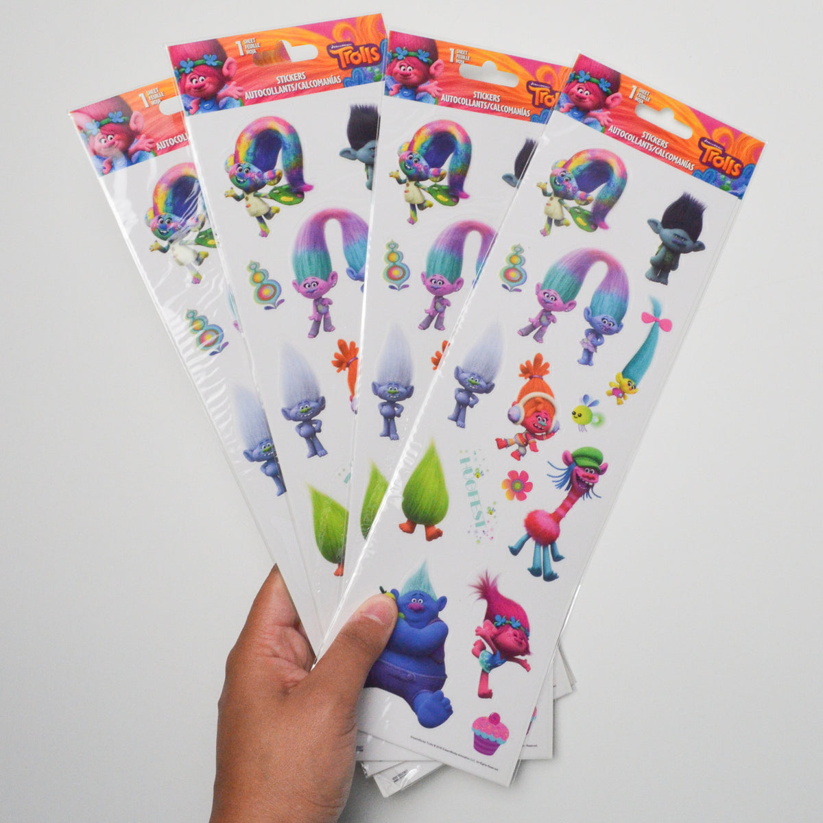 Trolls Stickers - 4 Packs – Make & Mend