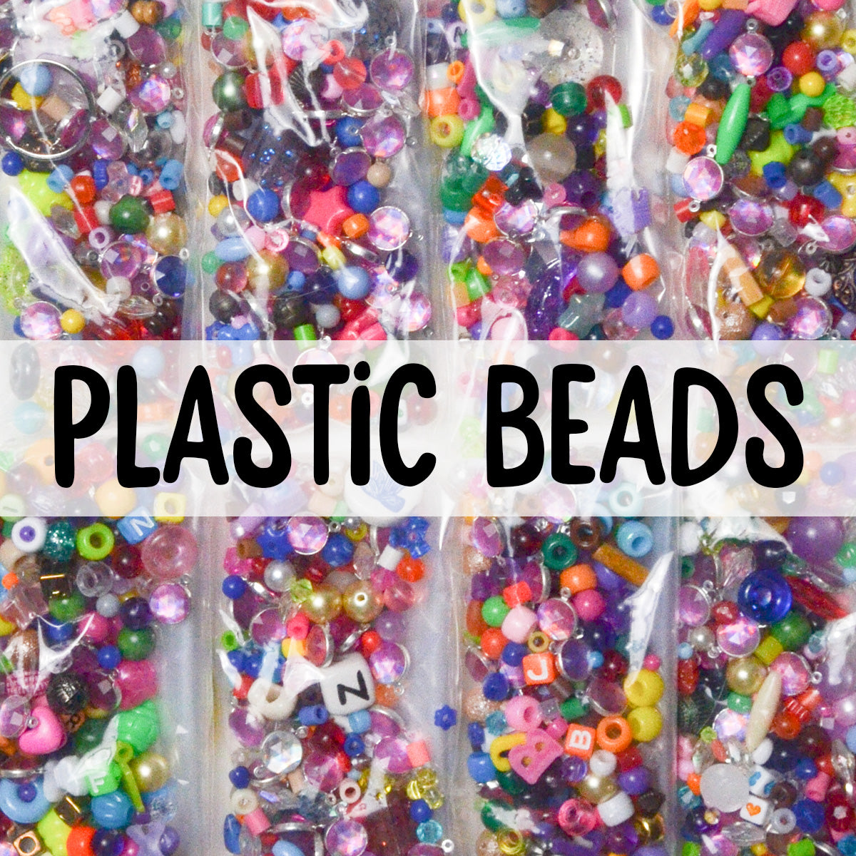 Mixed Plastic Beads – Make & Mend