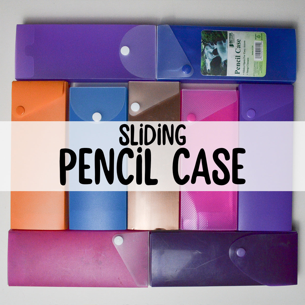 Sliding Pencil Case – Make & Mend