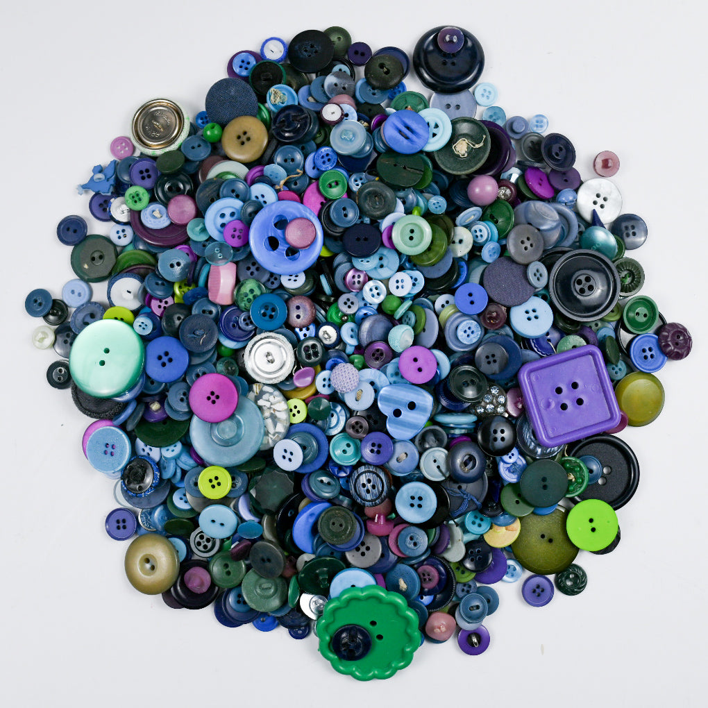 Cool Tone Buttons – Make & Mend