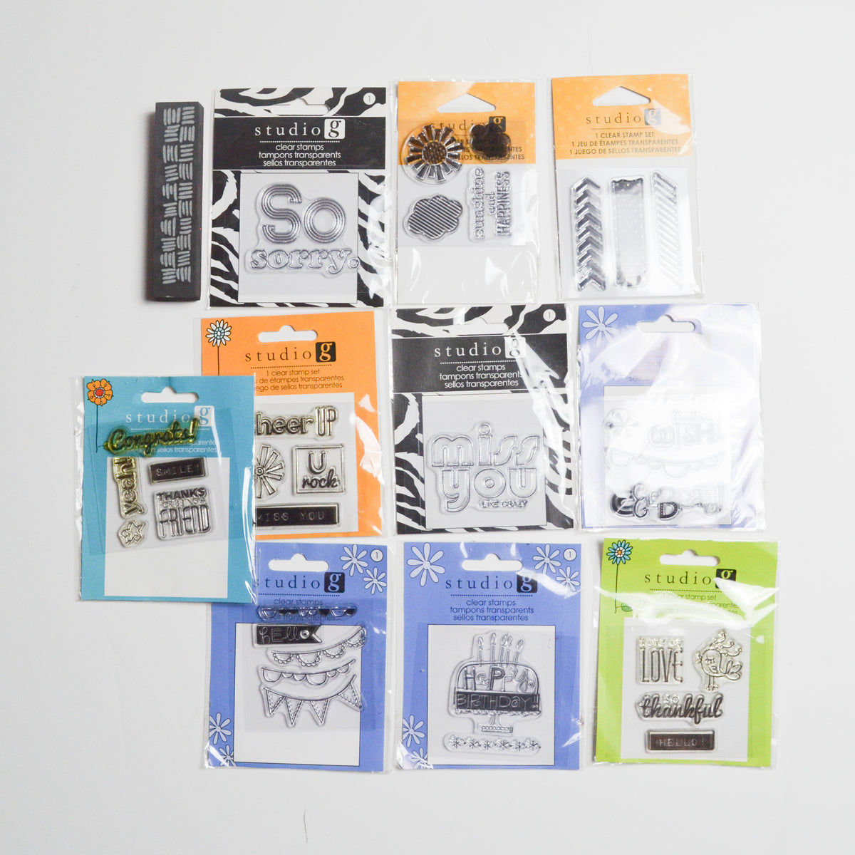 Studio G Clear Stamps - 10 Pack – Make & Mend